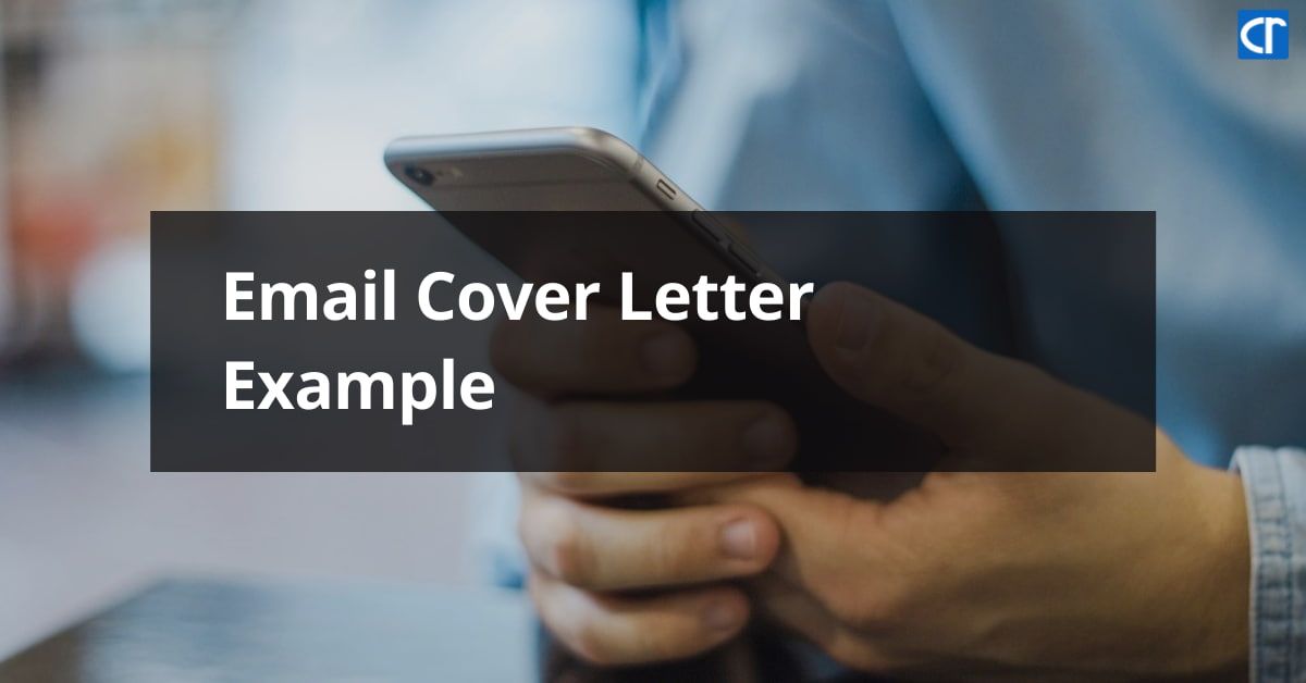 Email Cover Letter Example | Writing Guide | Cresuma