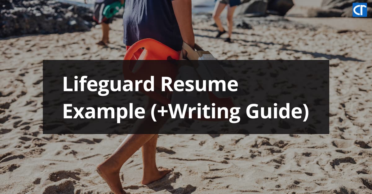 Lifeguard Resume Example (+Writing Tips) | Cresuma