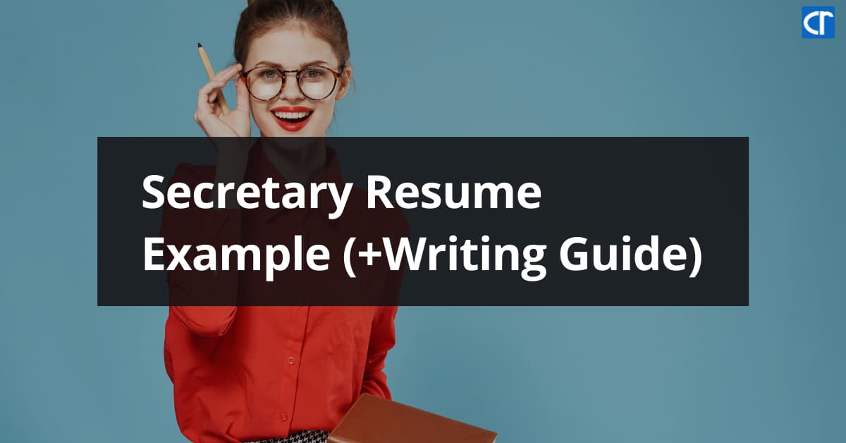 Secretary Resume Example (+Writing Guide) | Cresuma