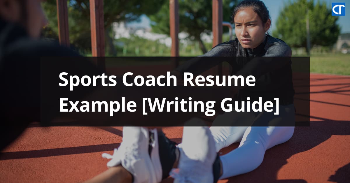 Sports Coach Resume Example and Writing Guide | Cresuma