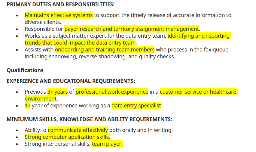 Best ways to use keywords for resumes in 2024