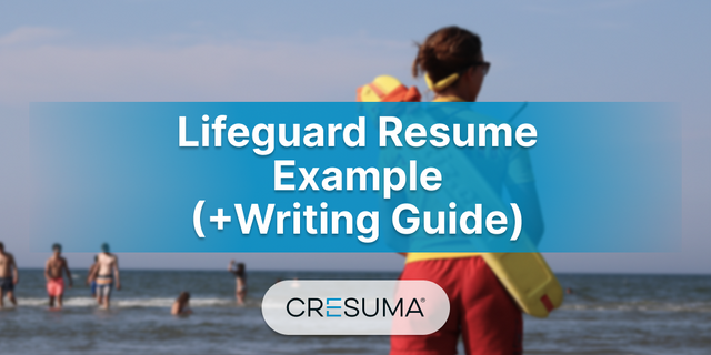 Lifeguard Resume Example (+Writing Tips) | Cresuma